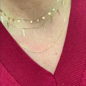 Jewelry | 14k Solid Gold Flat Open Wheat Chain 2 Inches | Poshmark